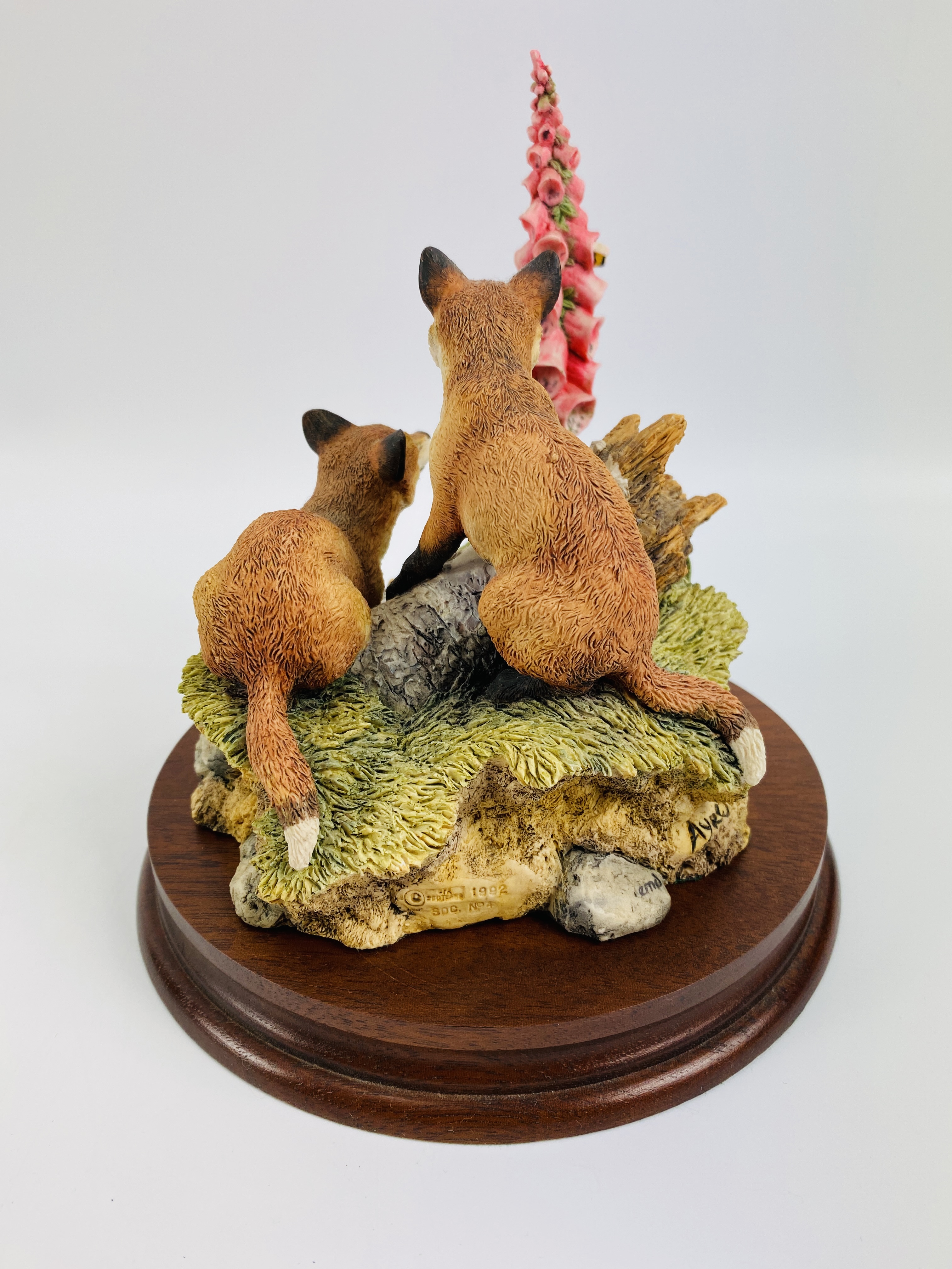 Lot 180 - A collection of four 'Border Fine Arts' fox