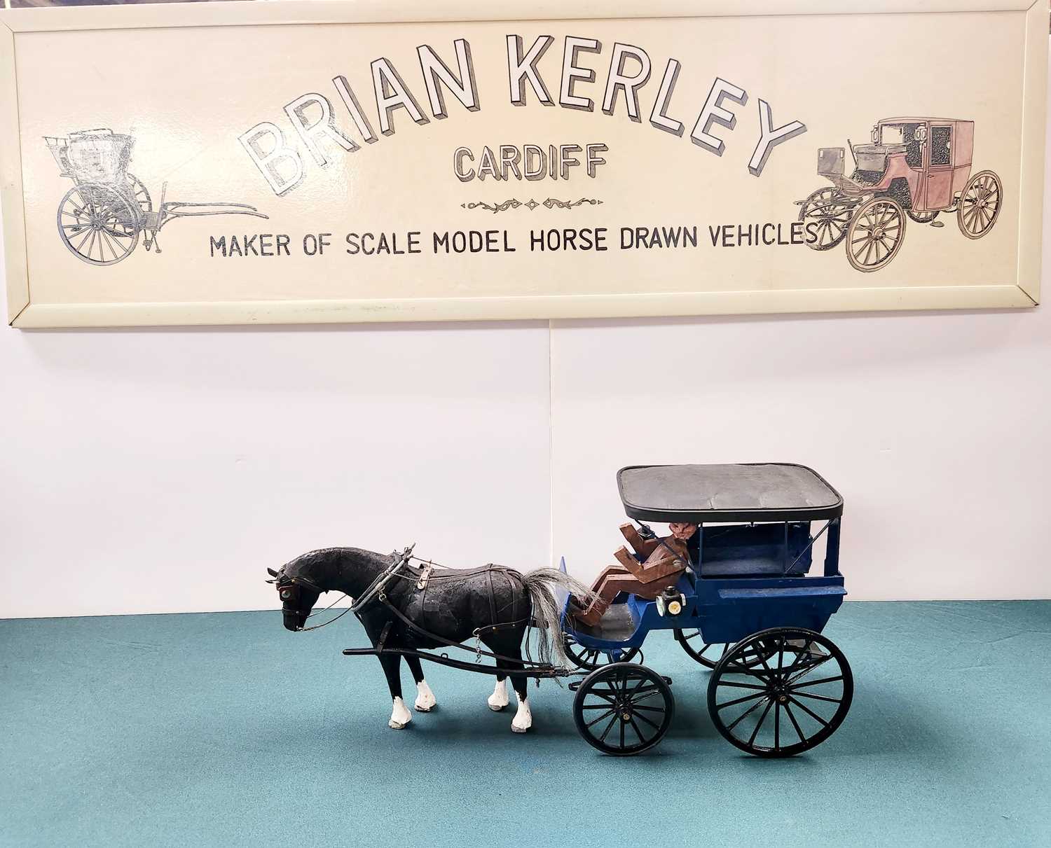 Lot 541 - Stanhope Wagonette Model (45x14x20)