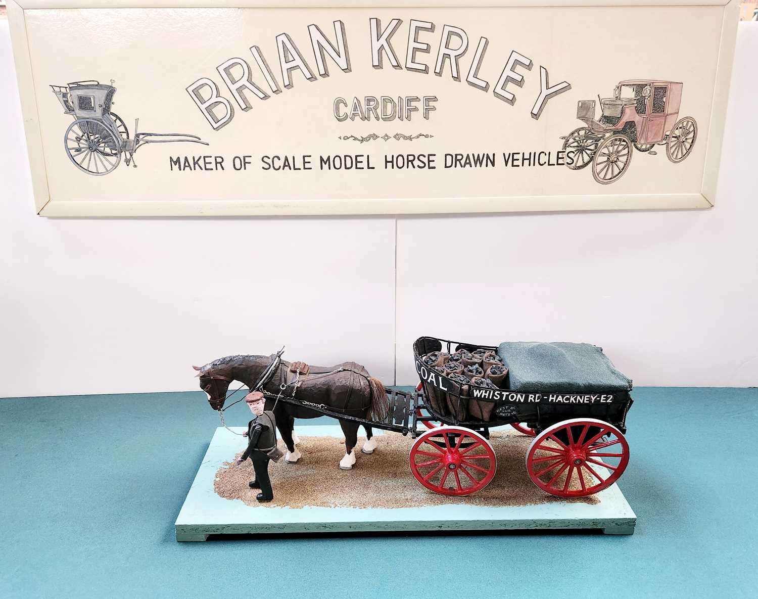 Lot 577 - London Coal Wagon Model Signwritten Scotts