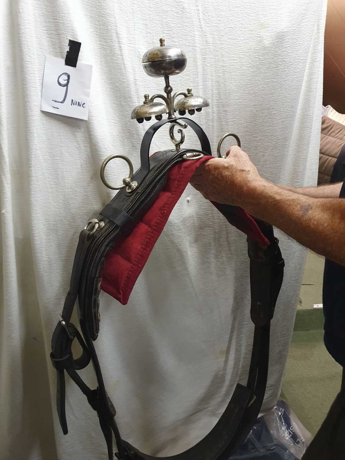 Lot 1153 - Luxe driving saddle, full size with mounted